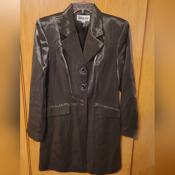 village set | Jackets & Coats | Village Set Metallic Blazer Size 4 ...